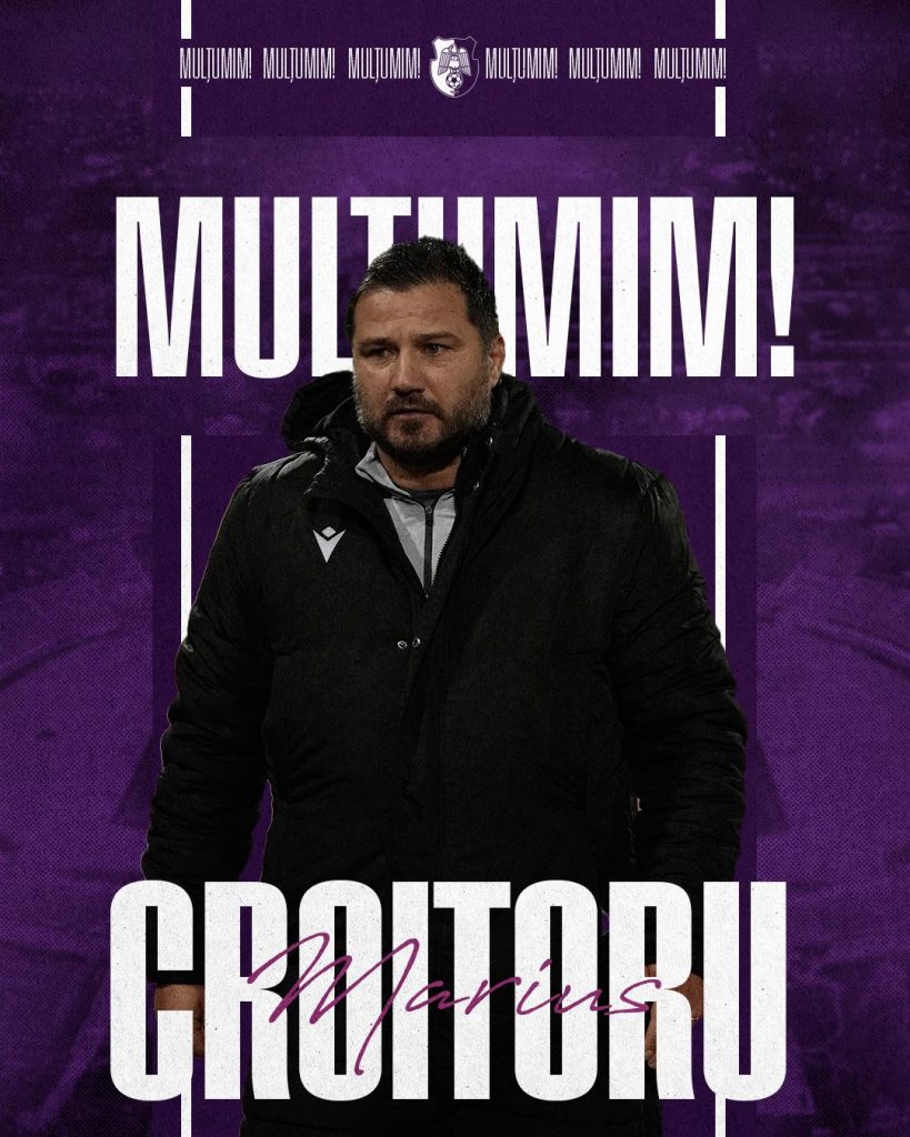 Mult succes, Marius Croitoru! - Site oficial FC Argeș